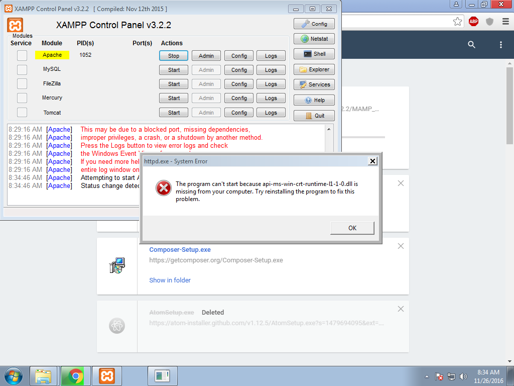 Xampp Apache Error - Forum Coding Indonesia Xampp Apache Error - Forum Coding Indonesia